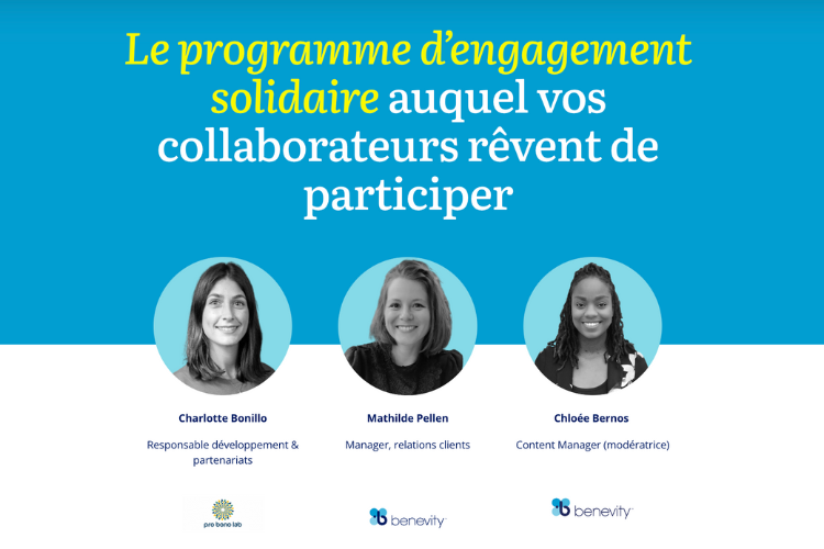 Le programme d’engagement solidaire auquel vos collaborateurs rêvent de participer | Benevity
